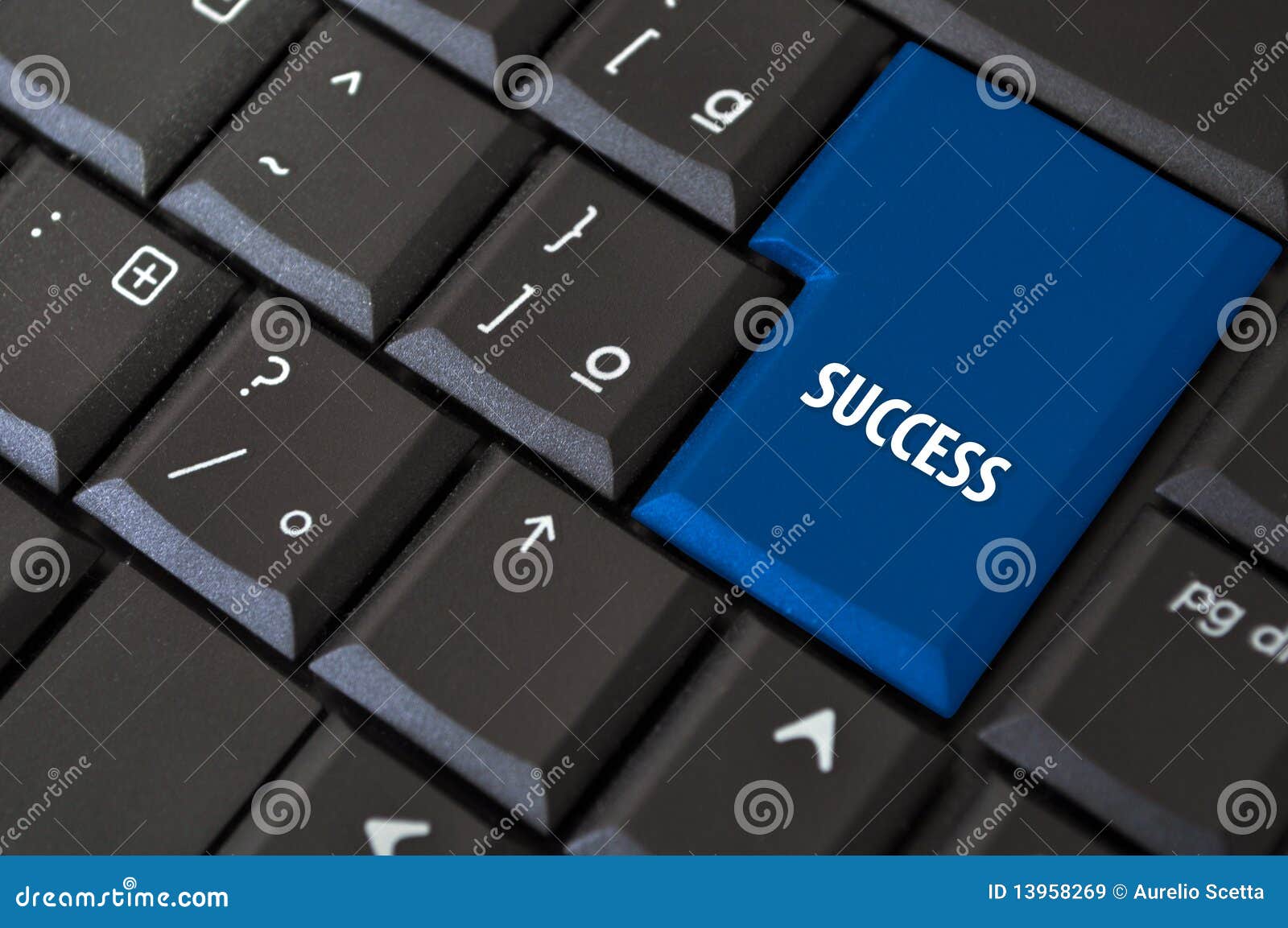 Keyboard with a Key To Success Stock Image - Image of concepts, enter ...
