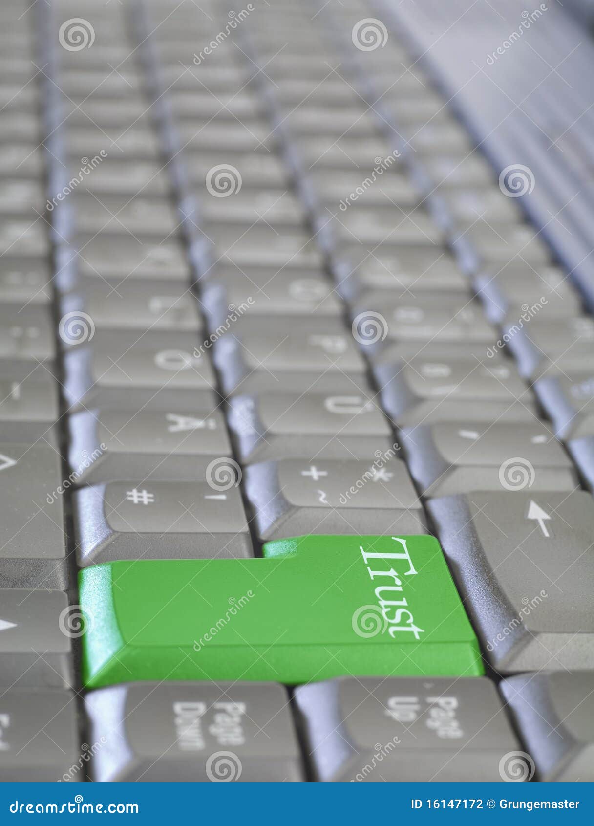 Keyboard with key Trust stock photo. Image of communication - 16147172