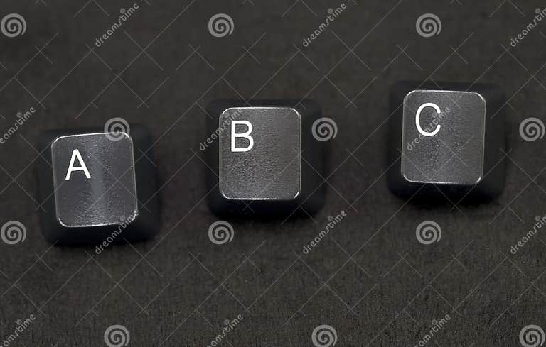 Keyboard keys - ABC stock image. Image of alphabet, isolated - 5240747