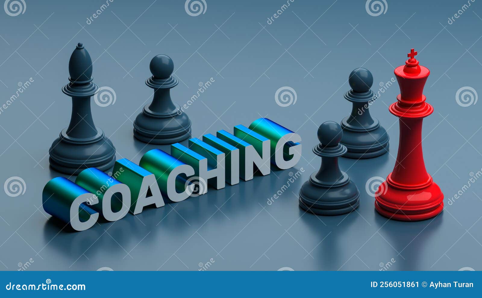 Keyboard Keys Coaching Concept . Stock Illustration - Illustration of ...