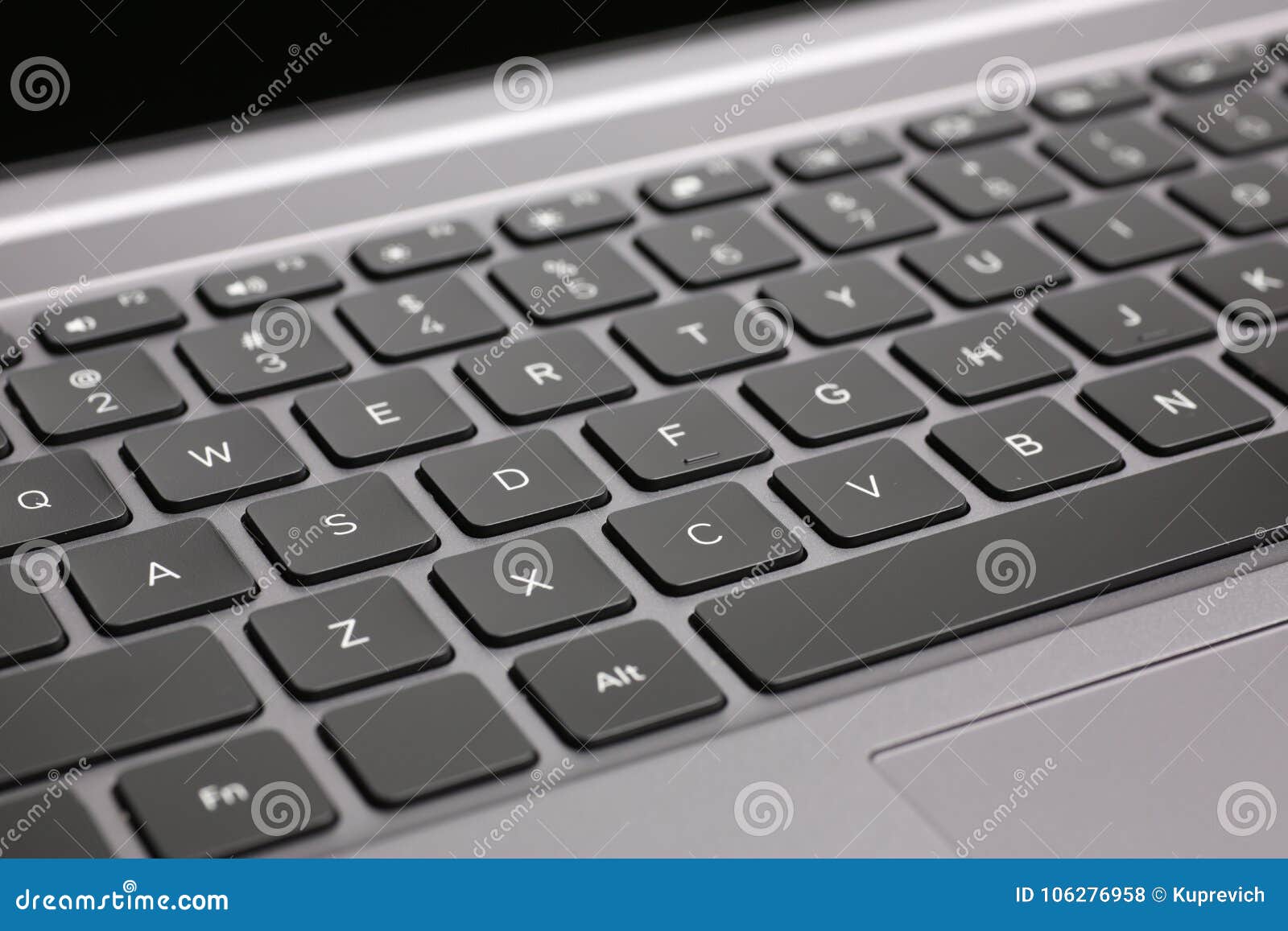 The Keyboard Keys of the Laptop are Stock Photo - Image of network ...