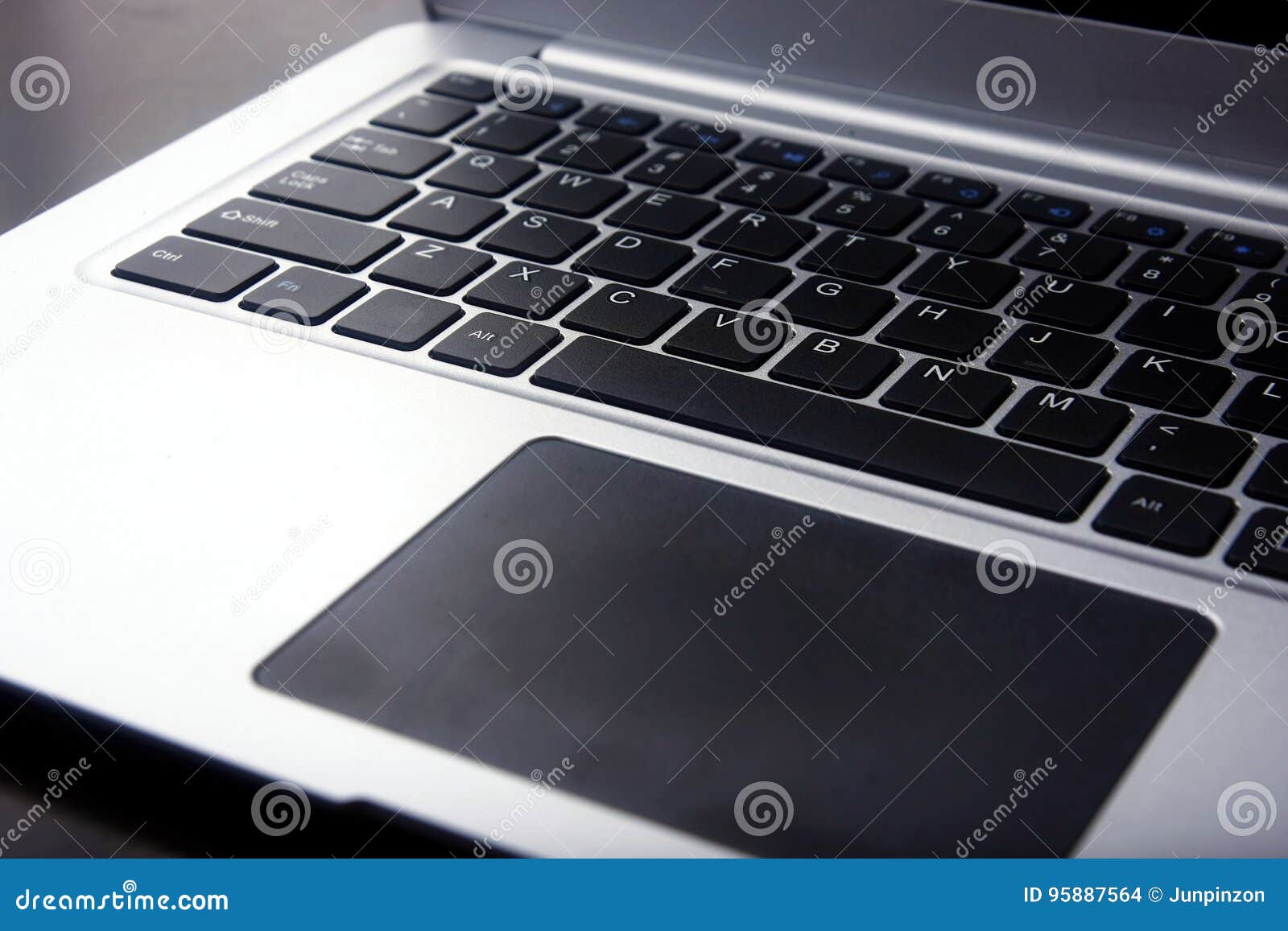 Keyboard of a Laptop Computer. Stock Photo - Image of screen, commerce ...