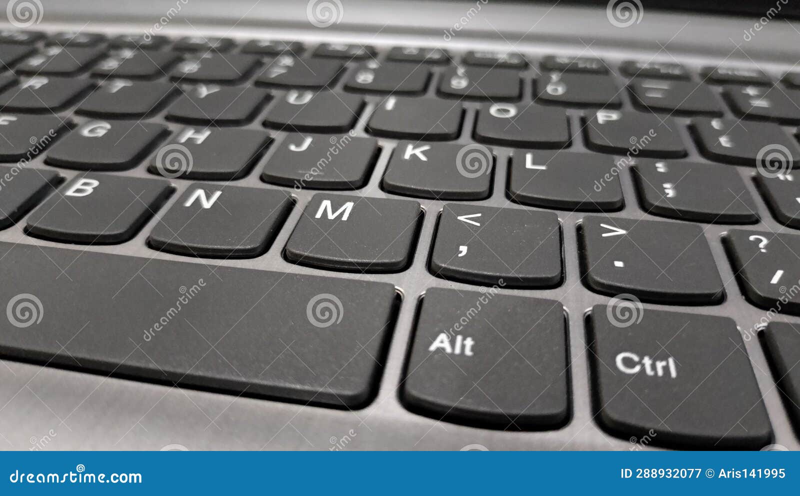 Keyboard Laptop Dengan Model Qwerty Stock Image - Image of laptop ...