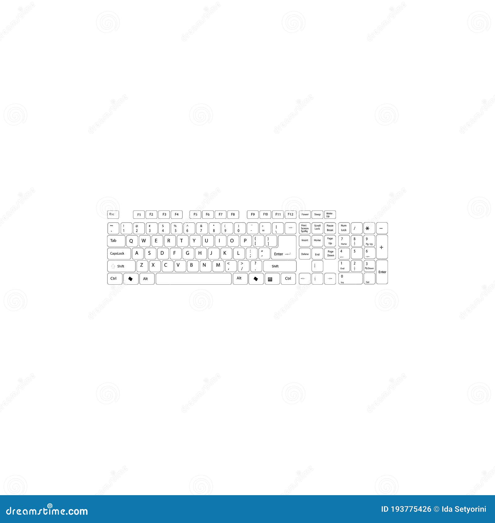 Keyboard logo stock vector. Illustration of office, button - 193775426