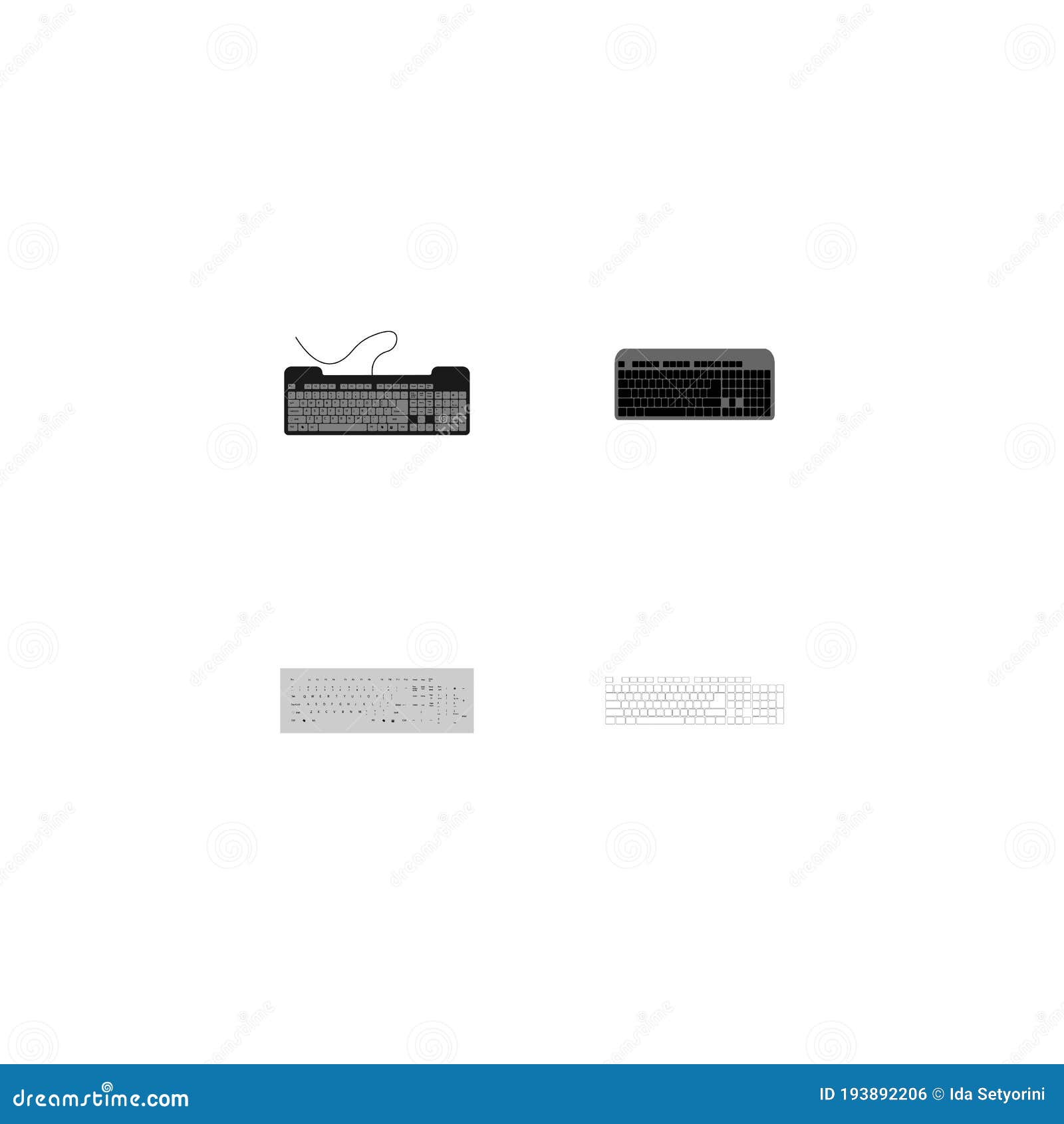 Keyboard logo stock vector. Illustration of enter, realistic - 193892206