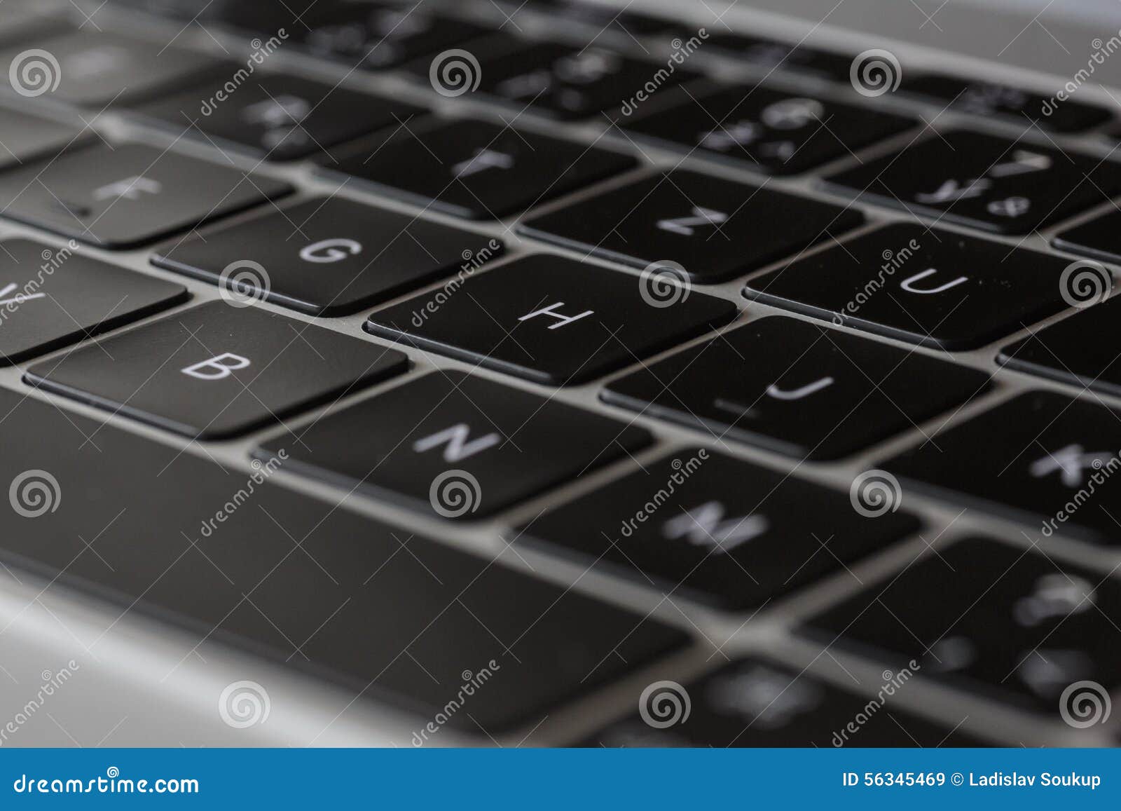 Keyboard - MacBook 12 Silver 1st Gen Editorial Stock Image - Image of ...