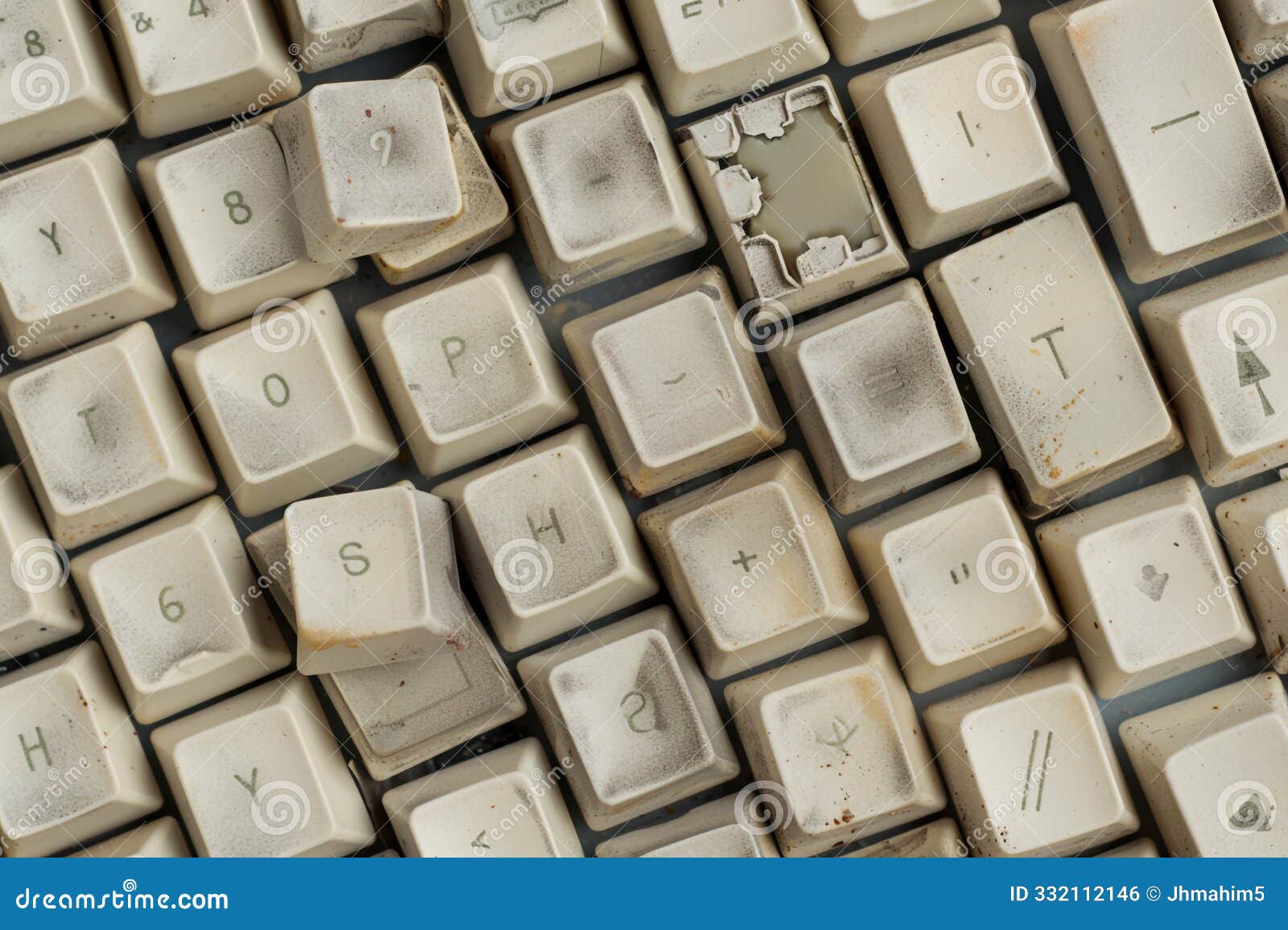 A Keyboard with Missing Keys Representing the Incomplete Solutions ...