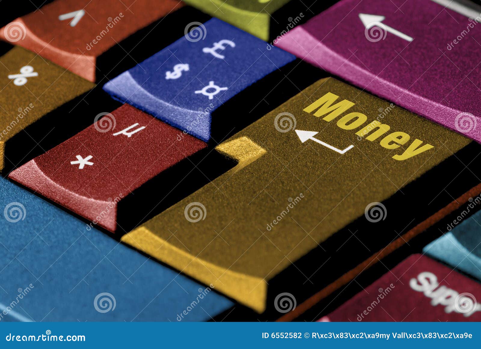 Keyboard money stock photo. Image of business, purchase - 6552582