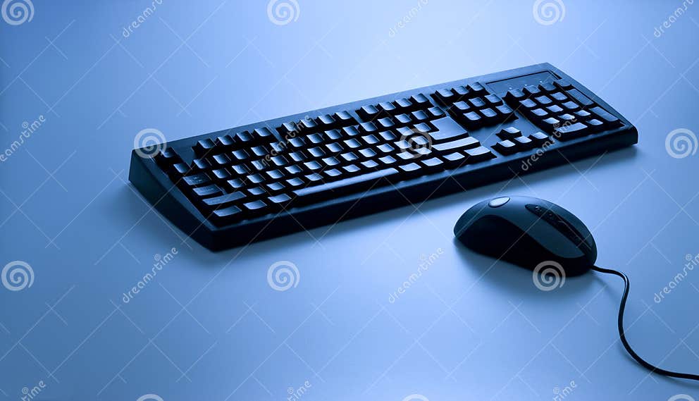 Keyboard and Mouse stock photo. Image of equipment, keys - 13577466
