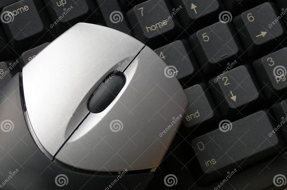 Keyboard and mouse stock image. Image of electronic, digital - 157335