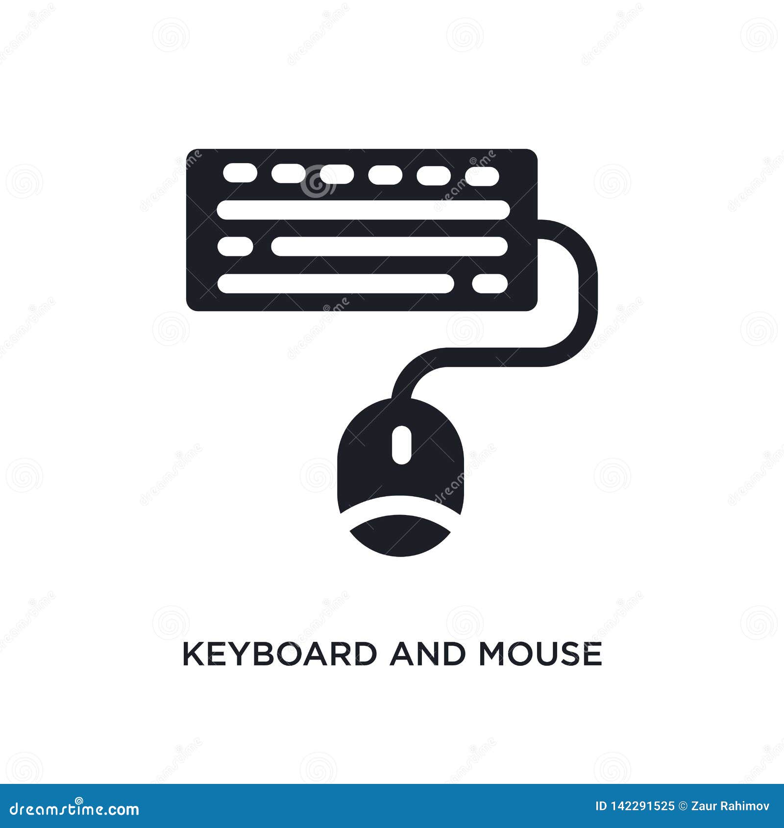 Keyboard And Mouse Isolated Icon Simple Element Illustration From Programming Concept Icons