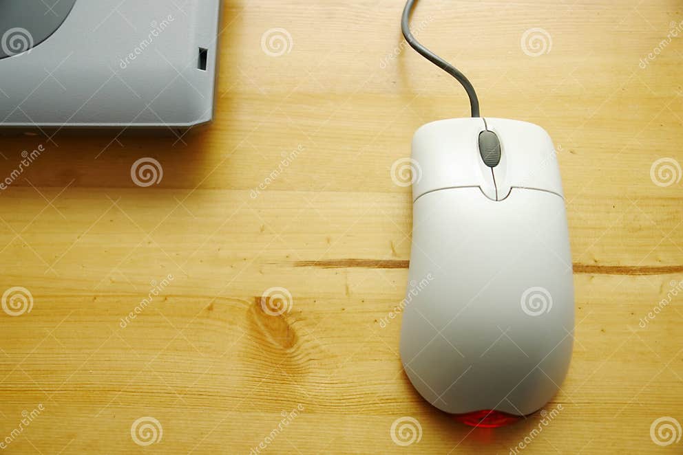 Keyboard mouse wood table stock photo. Image of online - 6524008
