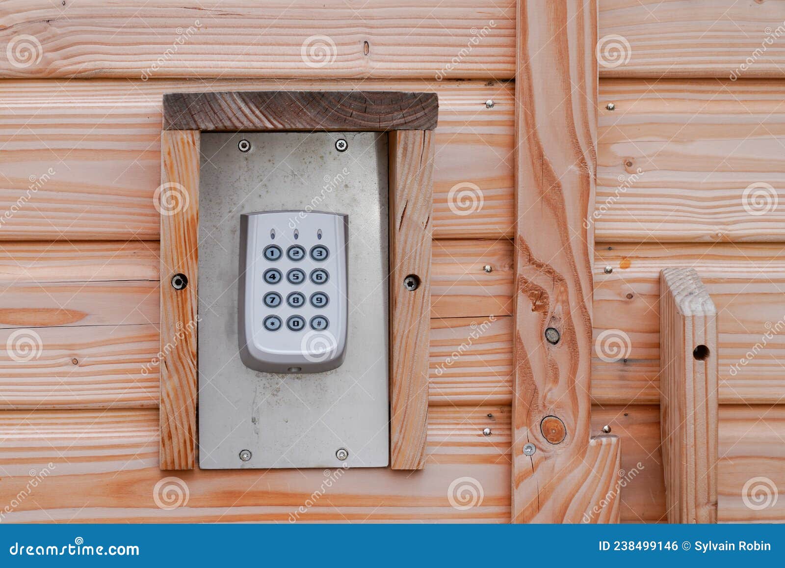 Keyboard Number Digicode Code Digital Code Security for Access Wooden ...