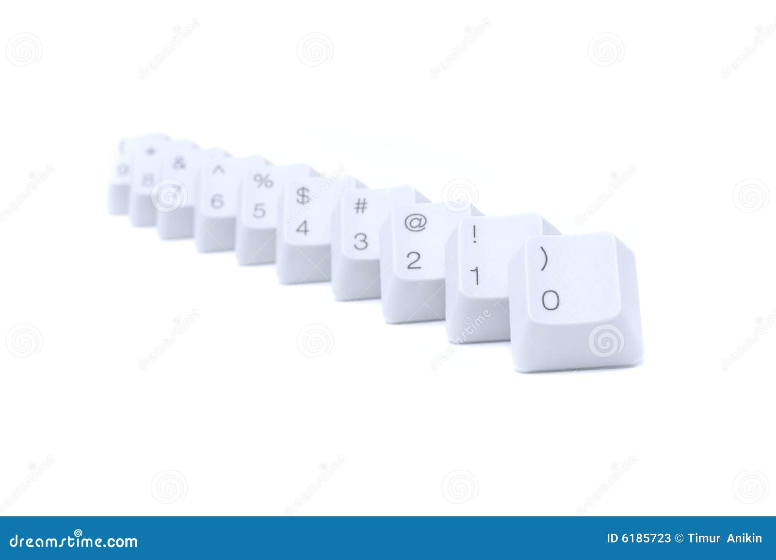 Keyboard number series stock image. Image of modern, control - 6185723