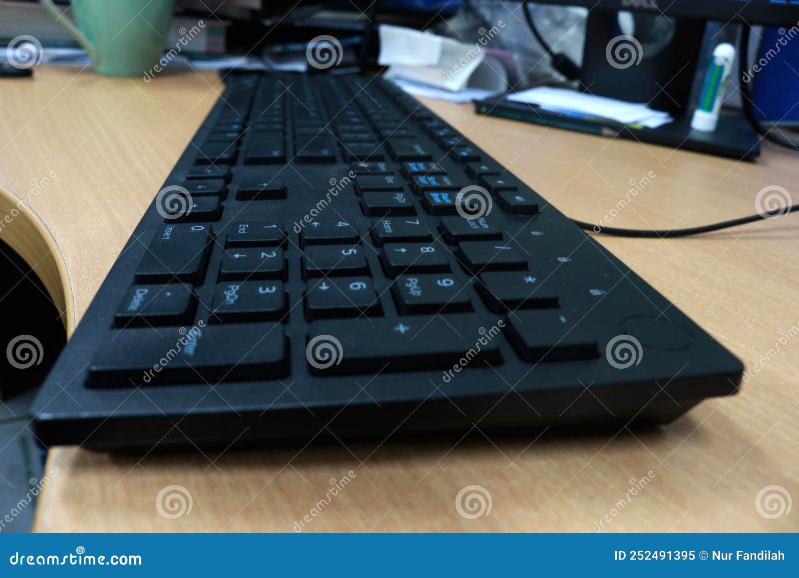 Keyboard on the Office Desk, Mouse and Keyboard are Hardware Parts of ...