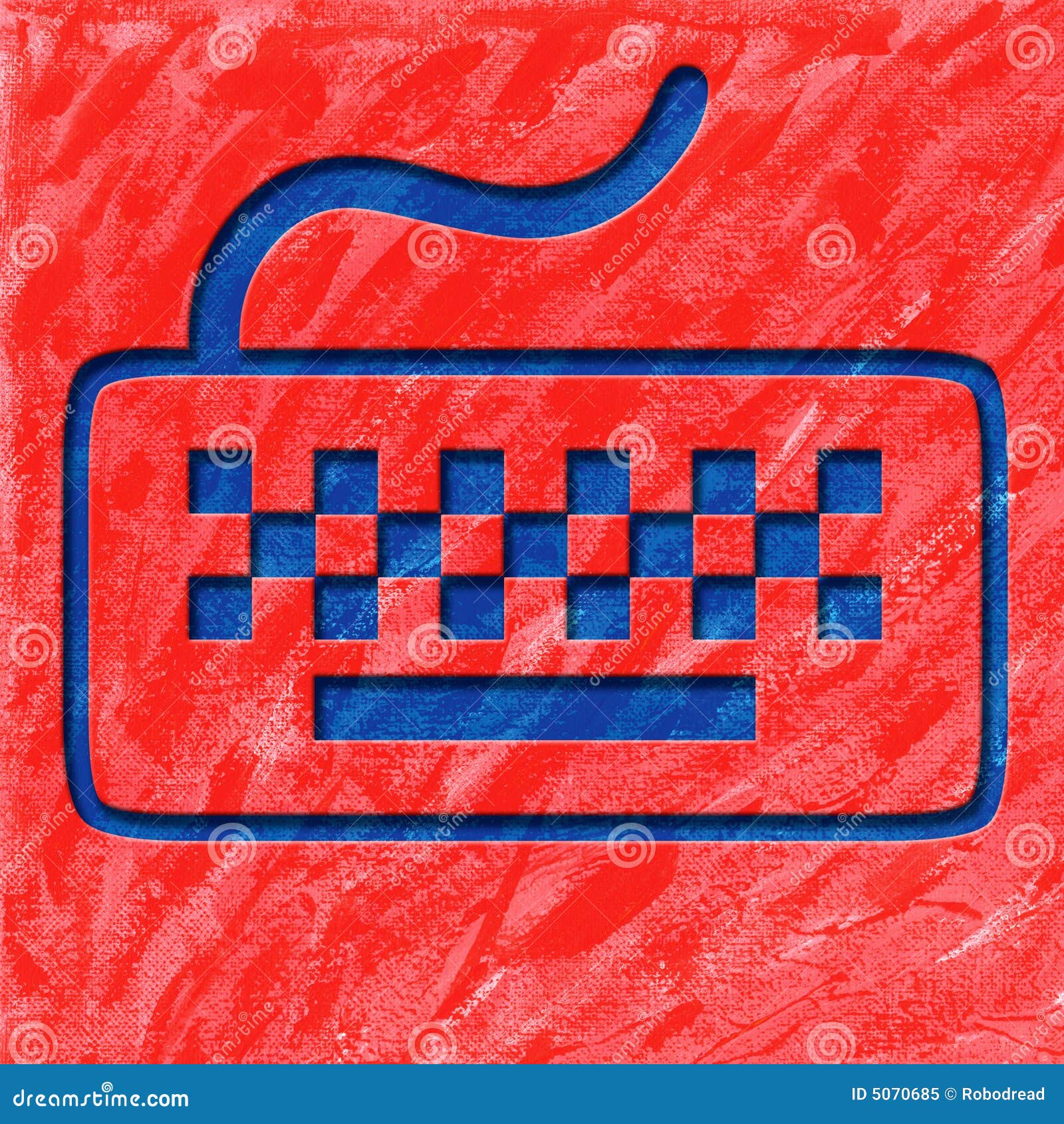 Keyboard Painting Picture. Image: 5070685