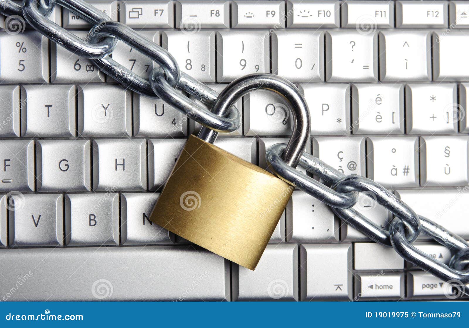 Keyboard and palock stock image. Image of locked, closeup - 19019975
