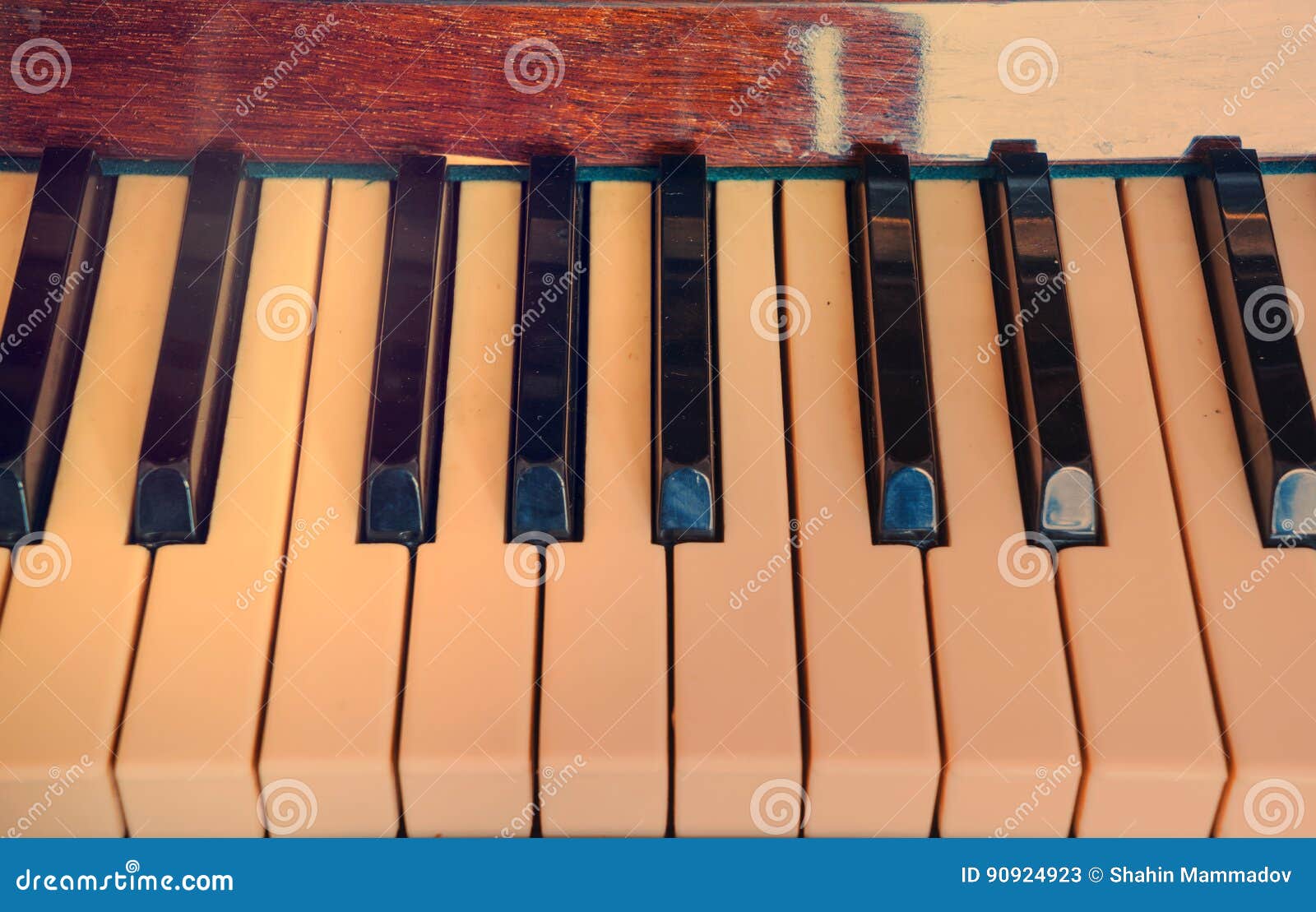 Keyboard Piano, Side View of Instrument Musical Tool. Stock Image ...