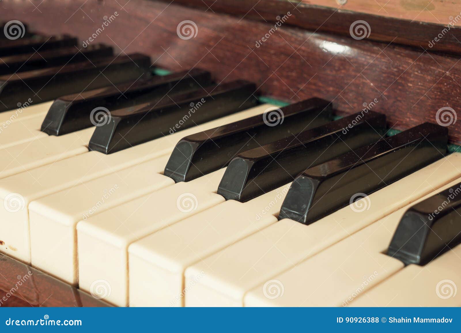 Keyboard Piano, Side View of Instrument Musical Tool. Stock Photo ...