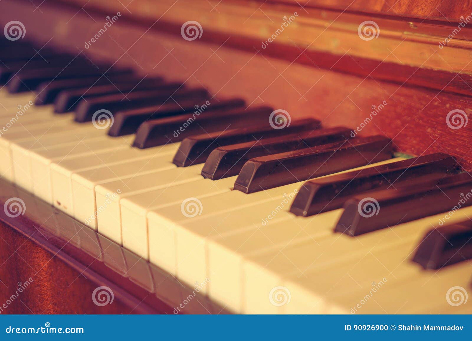 Keyboard Piano, Side View of Instrument Musical Tool. Stock Photo ...