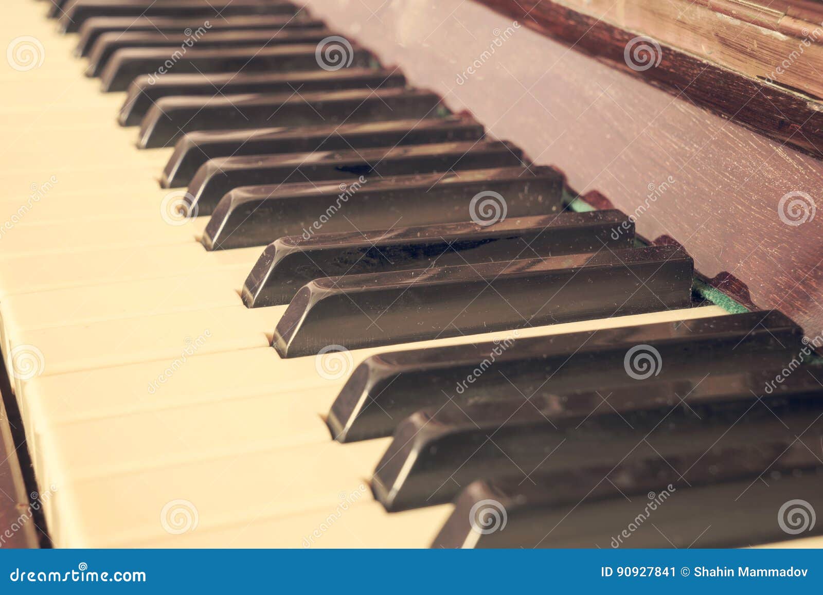 Keyboard Piano, Side View of Instrument Musical Tool. Stock Image ...