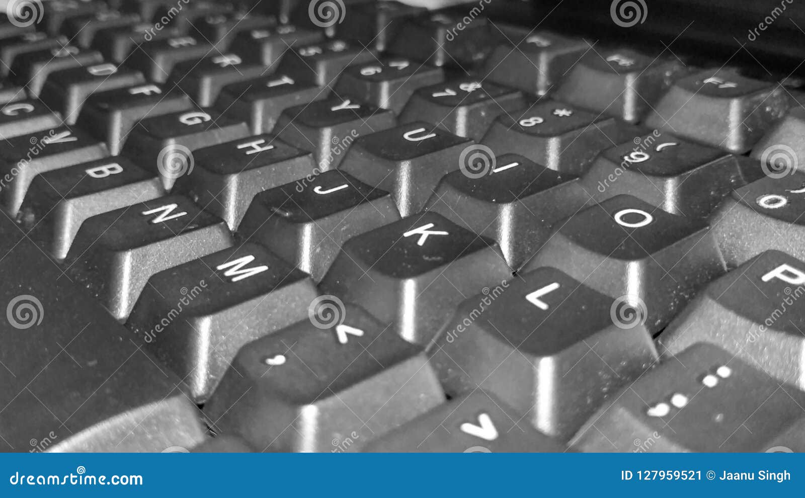 The keyboard. stock image. Image of computer, white - 127959521