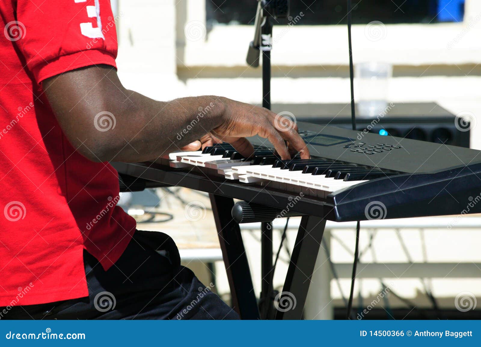 Keyboard player stock photo. Image of soul, live, artistic - 14500366