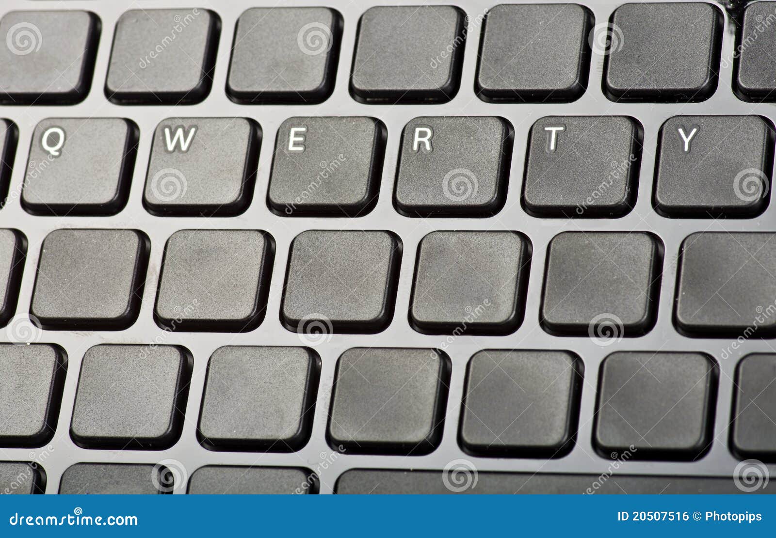 Keyboard qwerty stock photo. Image of numbers, desktop - 20507516