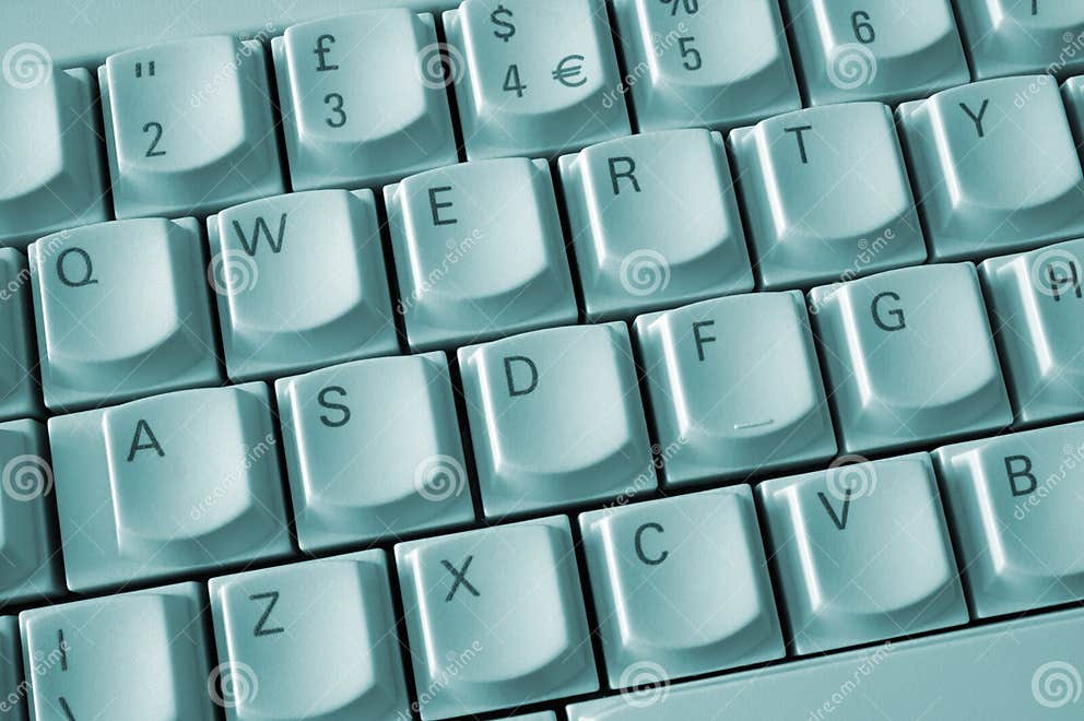 Keyboard Qwerty Fresh stock photo. Image of button, type - 1381044
