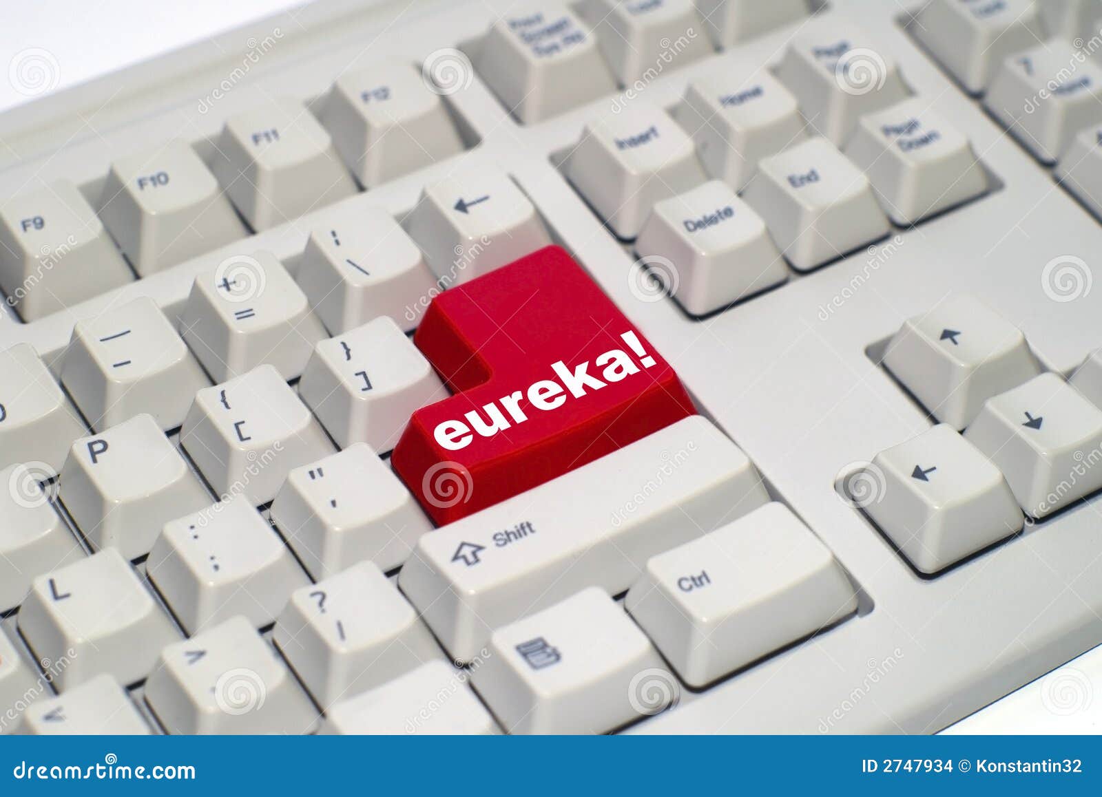 Keyboard with red button stock photo. Image of innovative - 2747934