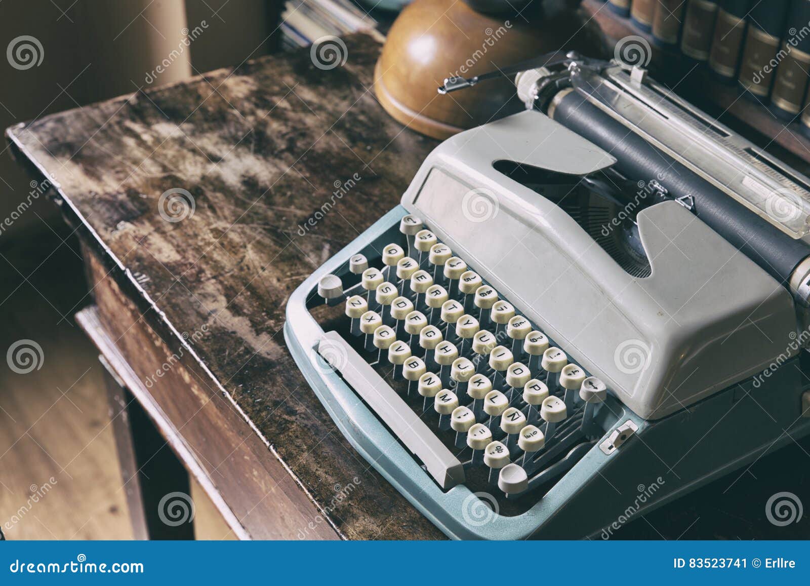 Keyboard of retro printer stock image. Image of memories - 83523741