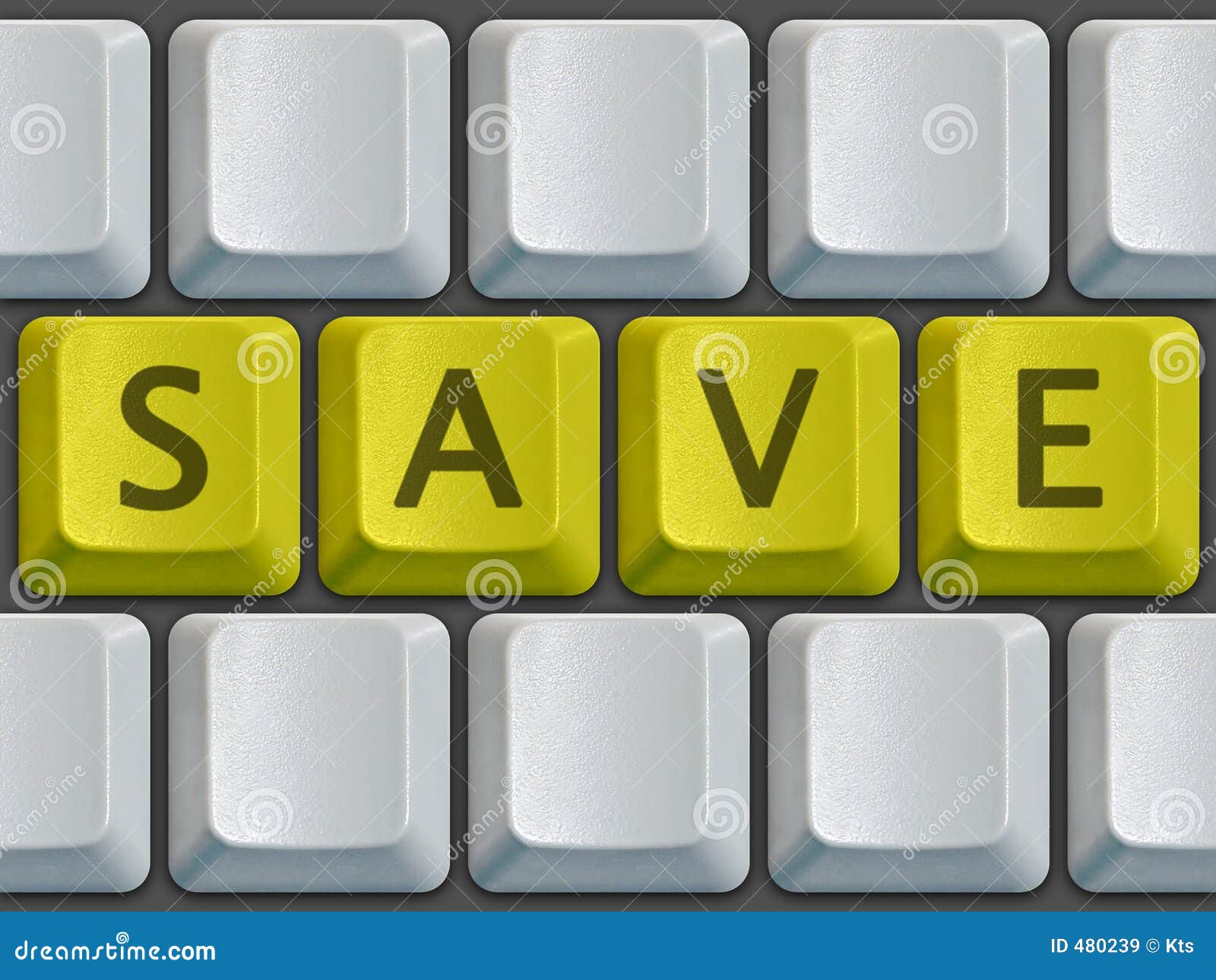 Keyboard Save stock image. Image of numbers, business, data - 480239