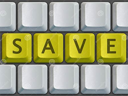 Keyboard Save stock image. Image of numbers, business, data - 480239