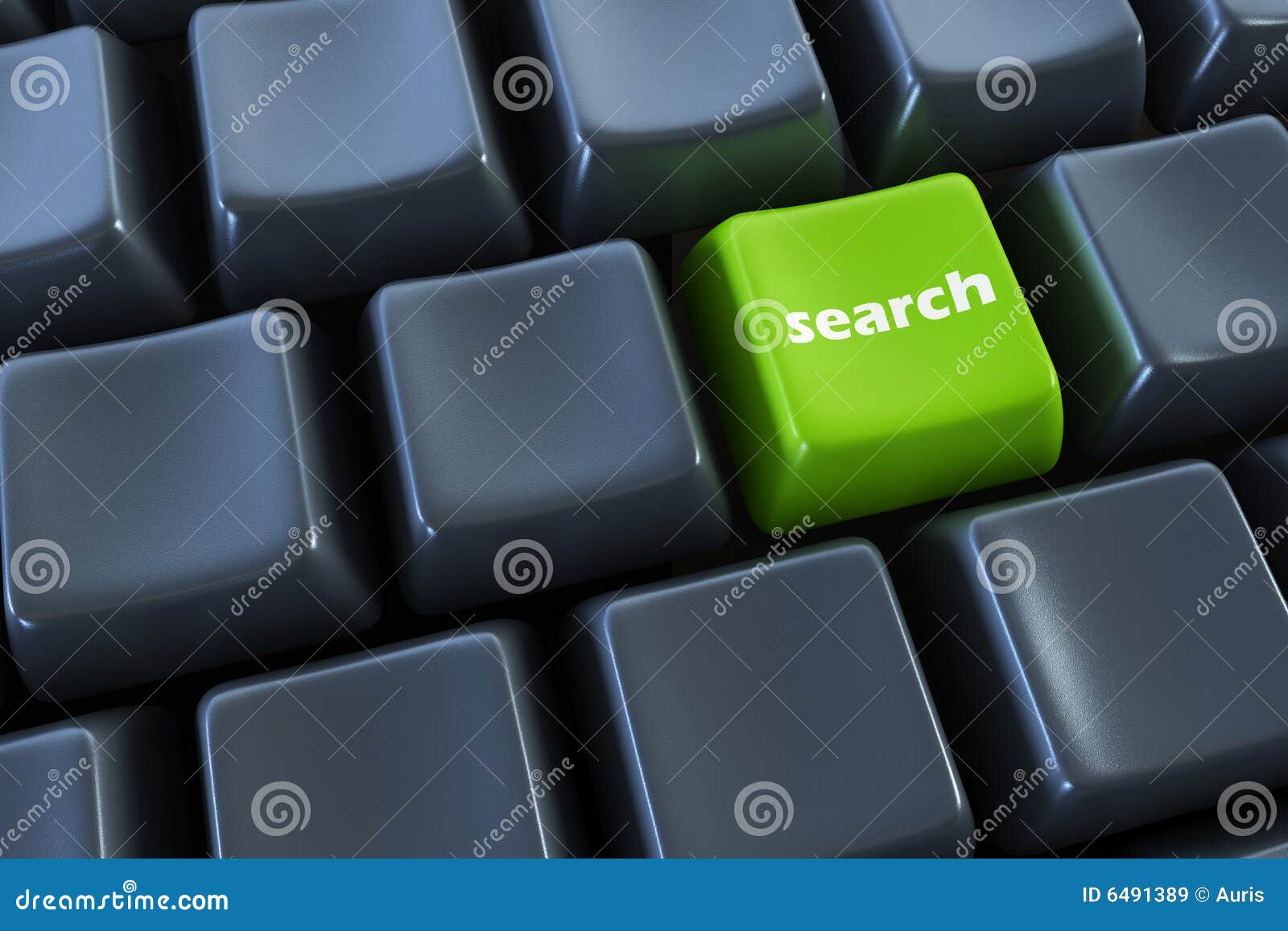 Keyboard with Search Button Stock Illustration - Illustration of ...