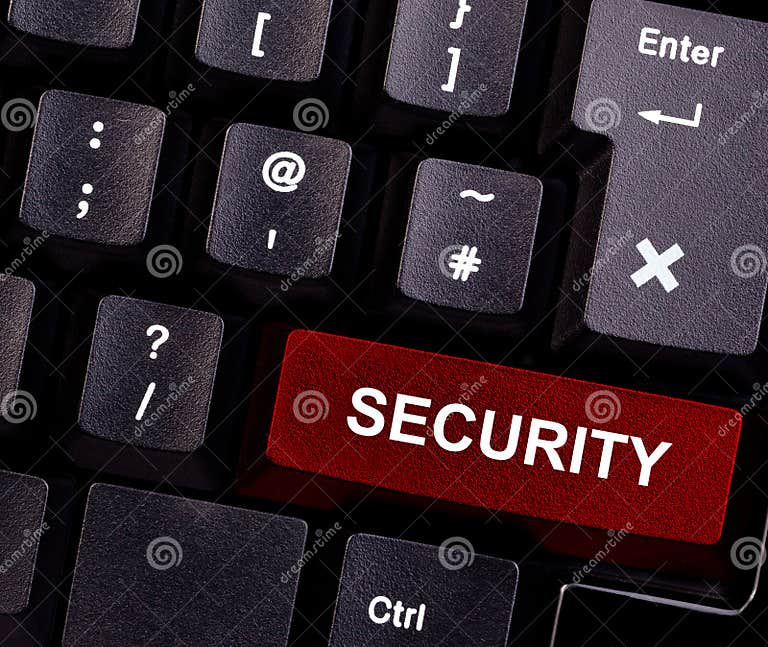 Keyboard security stock photo. Image of advancement, innovative - 17764228