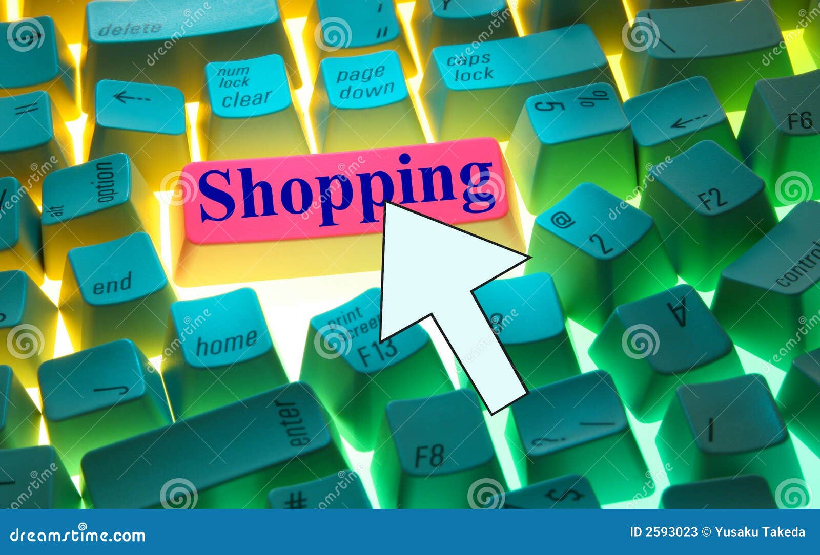 Keyboard-Shopping stock image. Image of computer, communication - 2593023