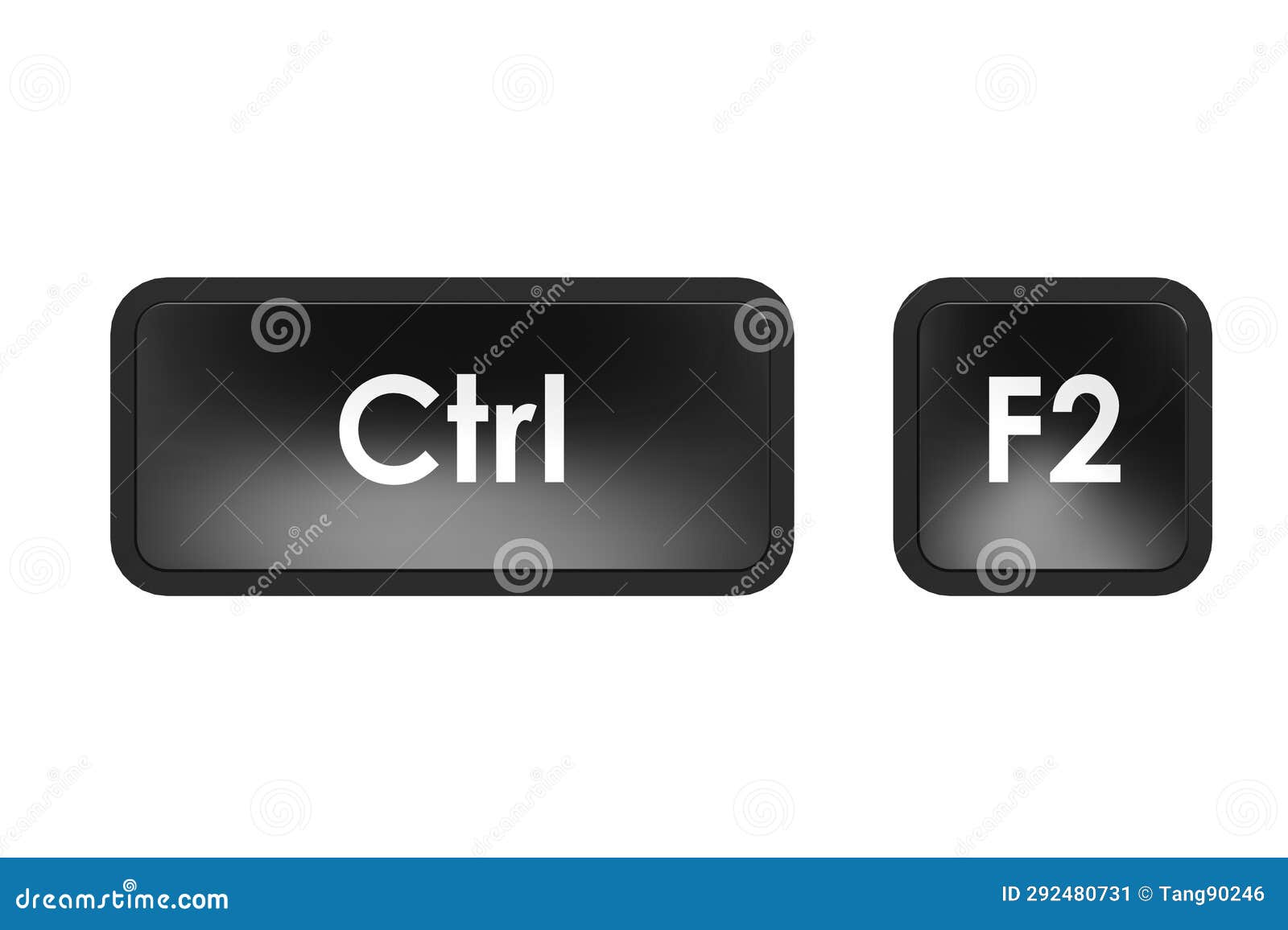 Keyboard Shortcut with Control and F2 Button Stock Illustration ... Keyboard Shortcut with Control and F2 Button Stock Illustration ...