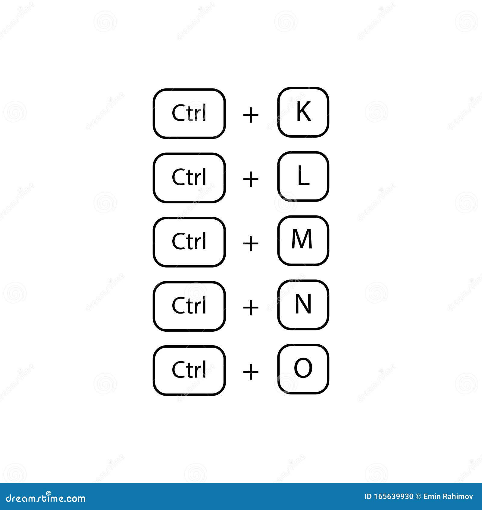 Ctrl Z Shortcut Button And Undo Or Backward Keyboard Concept Of Control