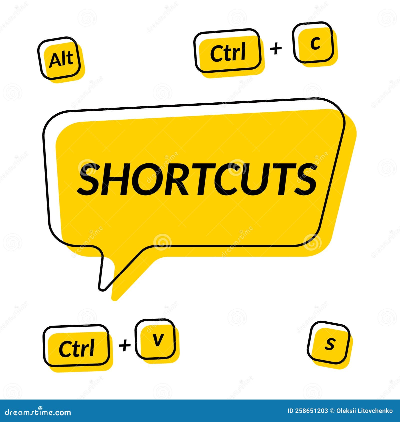 Keyboard Shortcuts. Hotkey. Shortcut Key Stock Vector - Illustration of ... Keyboard Shortcuts. Hotkey. Shortcut Key Stock Vector - Illustration of ...