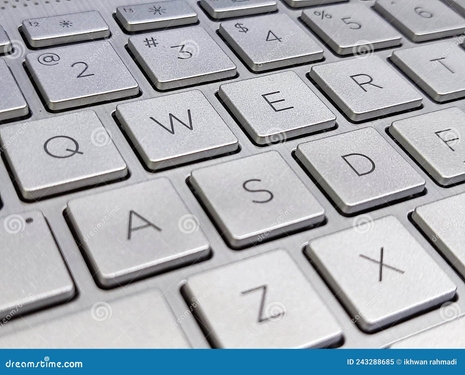Nice and Clean Laptop Keyboard Stock Image - Image of netbook, nice ...