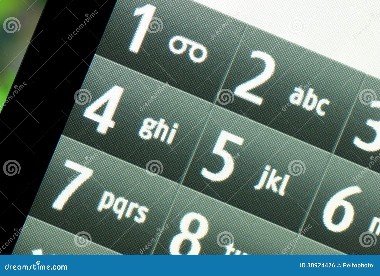 Keyboard touch phone. stock photo. Image of details, numeric - 30924426