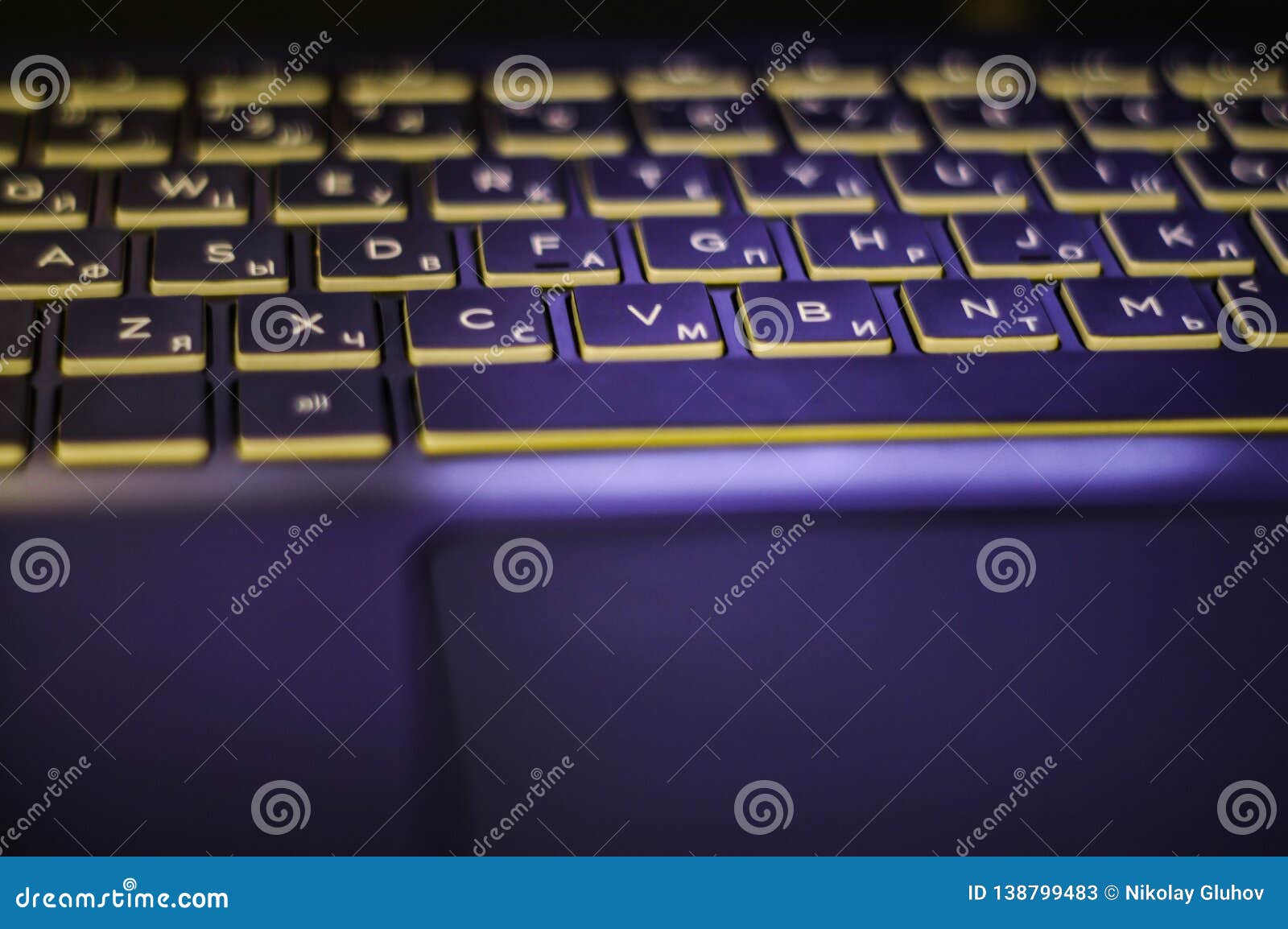 Keyboard and Touchpad Laptop Stock Image - Image of loader, machine ...