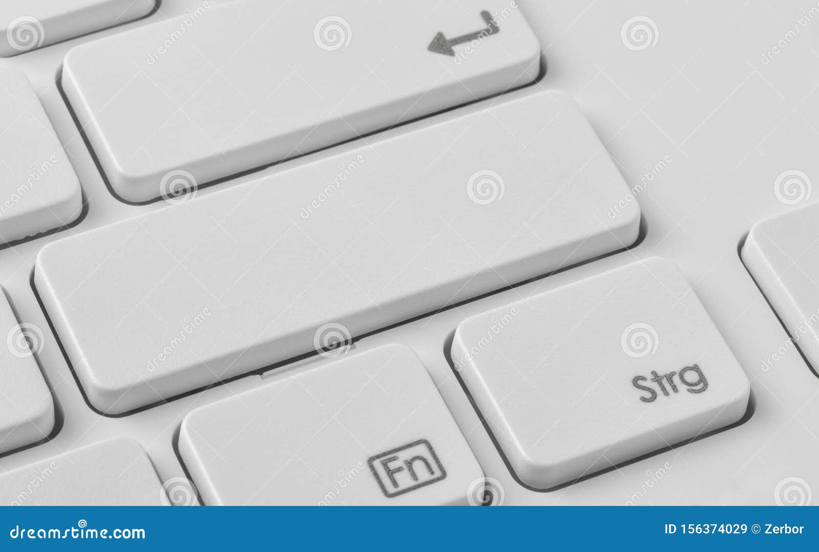 A Keyboard with an Unlabeled Button Stock Image - Image of button ...