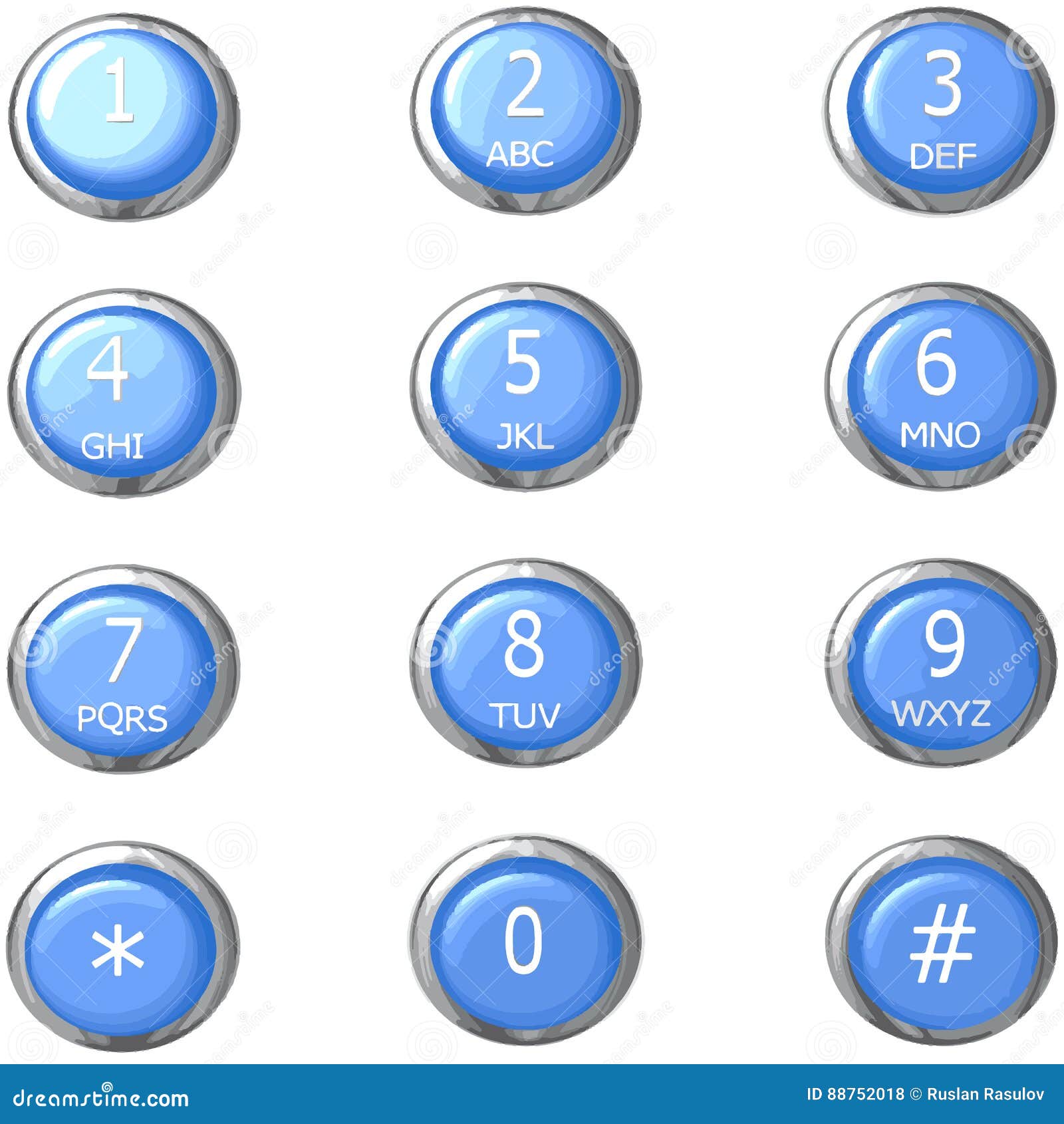 Keyboard stock vector. Illustration of selective, phone - 88752018