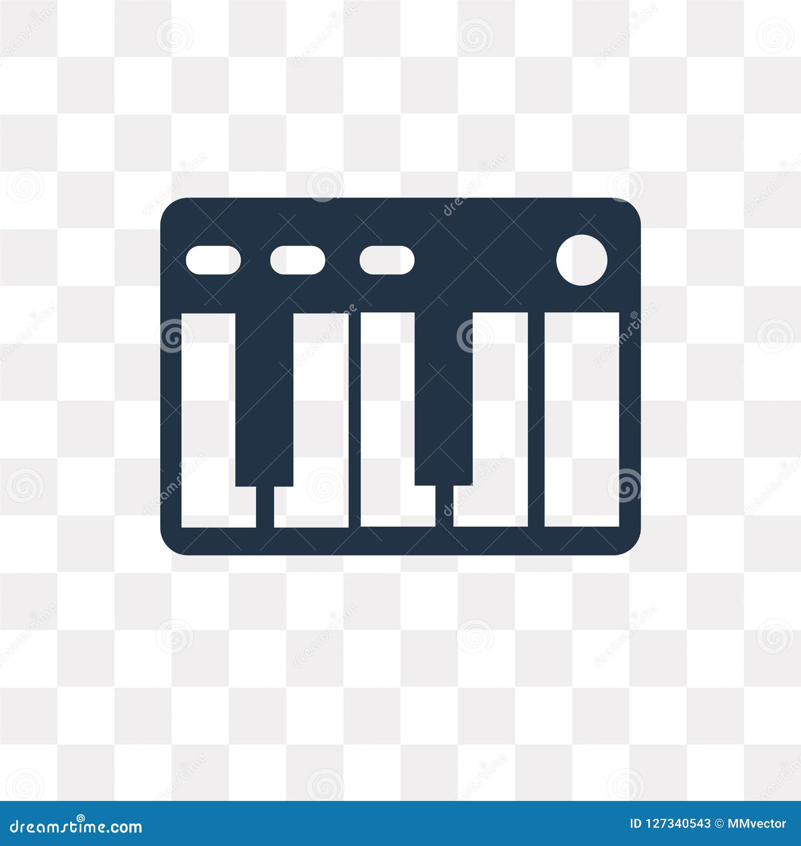Keyboard Vector Icon Isolated on Transparent Background, Keyboard ...