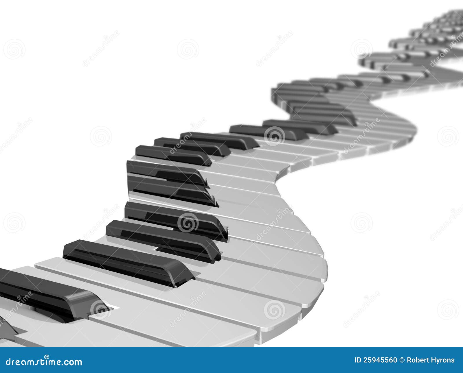 Keyboard wave stock illustration. Illustration of abstract - 25945560
