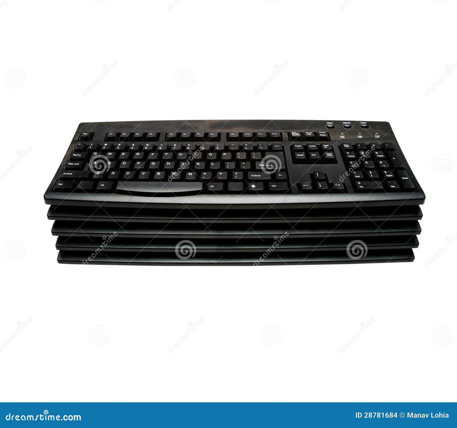 Keyboards in stack stock photo. Image of device, stilllife - 28781684