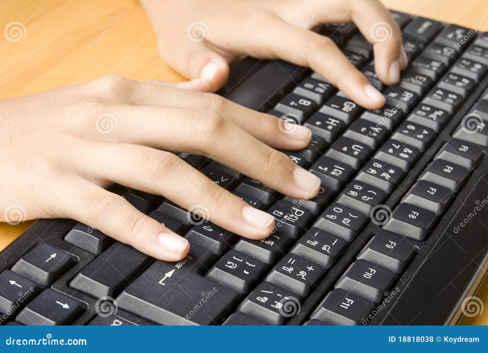 Keyborad stock photo. Image of employment, fingers, computers - 18818038
