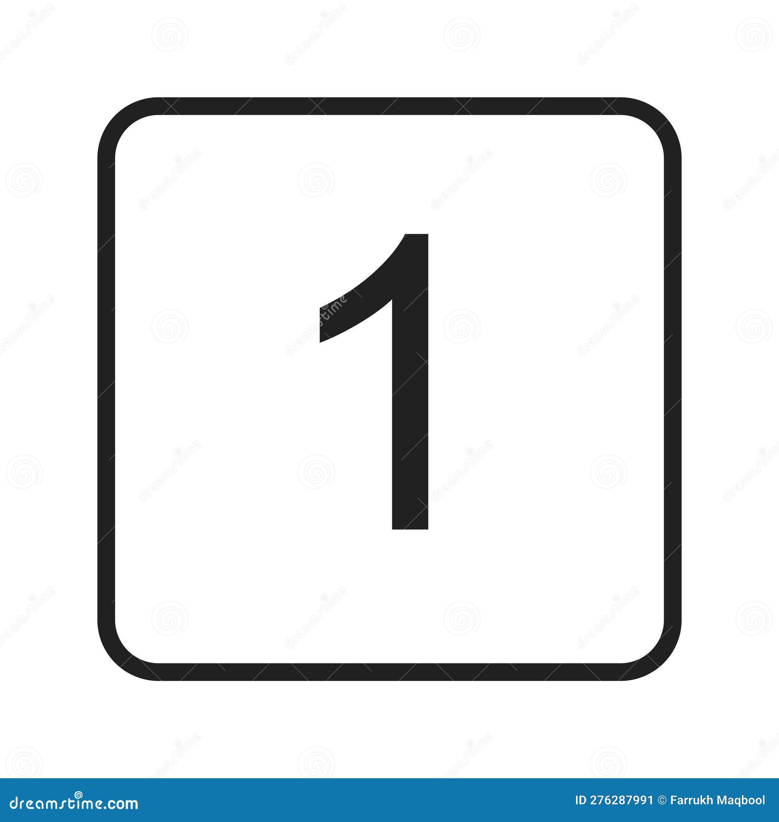 Keycap Digit One Icon Vector Image. Suitable for Mobile Apps, Web Apps ...