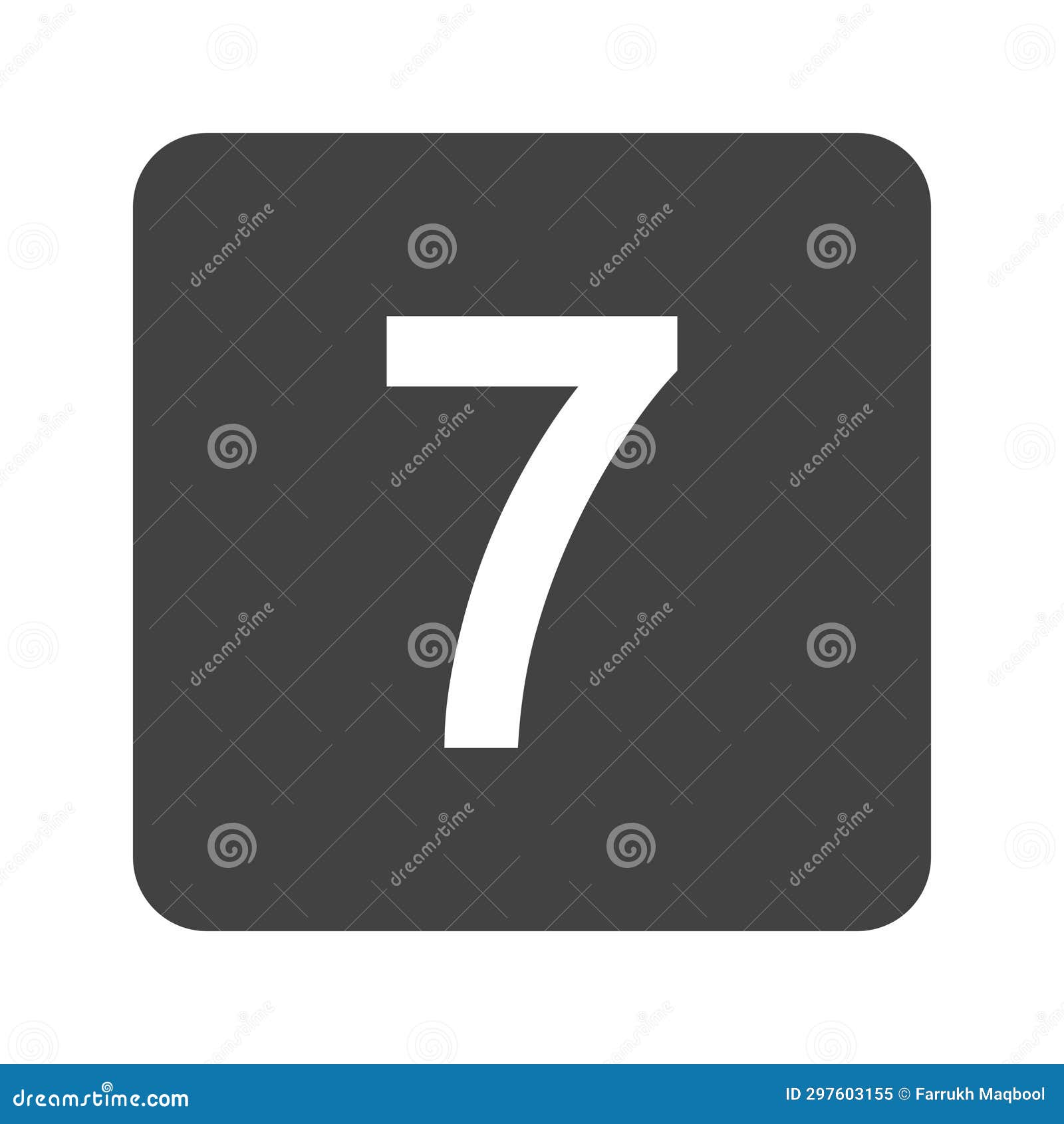 Digit Seven Sign In ASL Pixel Perfect Linear Icon Vector Illustration ...